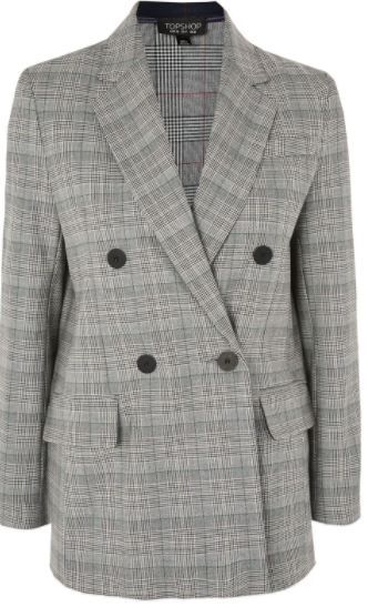 How to wear the check blazer trend
